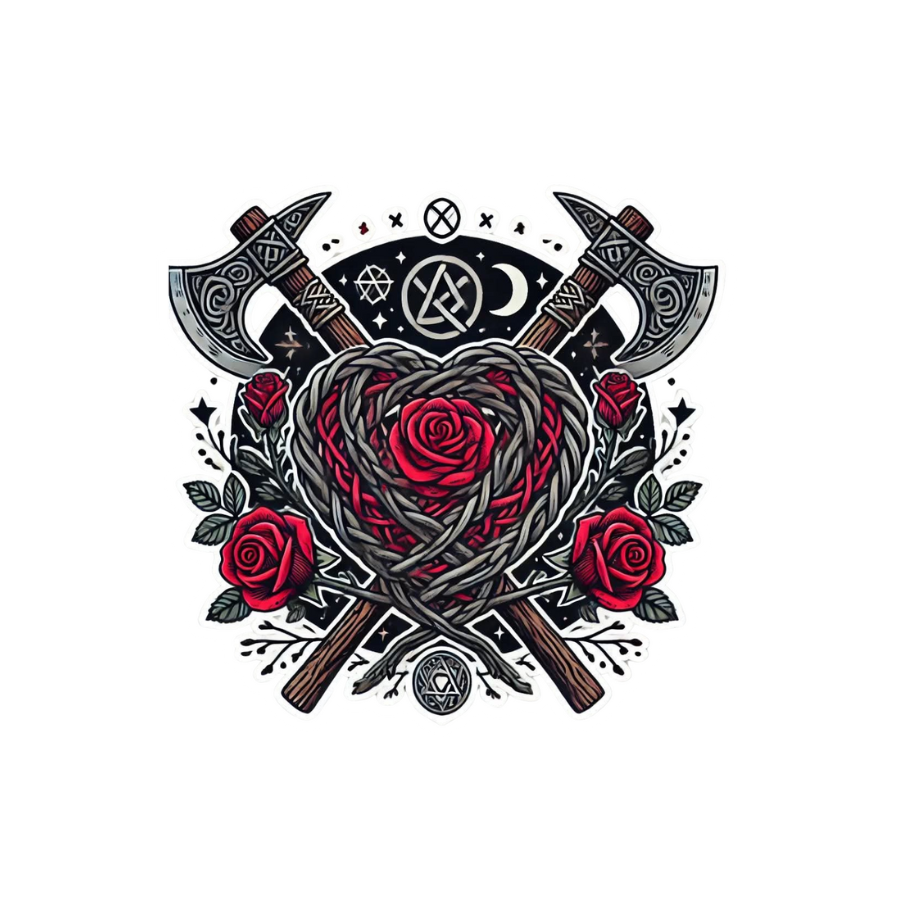 Viking Heart | MDZ Creates